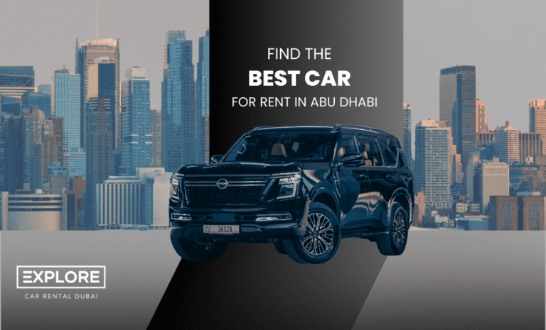 Rent a Car in Abu Dhabi | Explore Car Rental